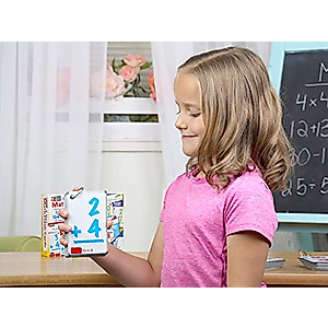 Regal Games - Four-Pack Variety Math Flash Cards - Addition, Subtraction, Multiplication, Division Practice - Classroom, Homework, Study Supplement - Includes 2 Binder Rings - 208 Cards
