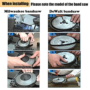 Replacement Milwaukee Pulley Tires 45-69-0010 for Milwaukee BandSaws Blade AO2807 6238N 6230 6232-6 6225 6238-20 2729-20 (2 Pack)