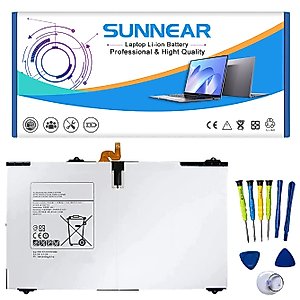 SUNNEAR EB-BT810ABE Battery Replacement for Samsung Galaxy Tab S2 9.7" SM-T810 SM-T815 SM-T817 SM-T815 Series Tablet EB-BT810ABA GH43-04431A 3.85V 22.60WH with Tools