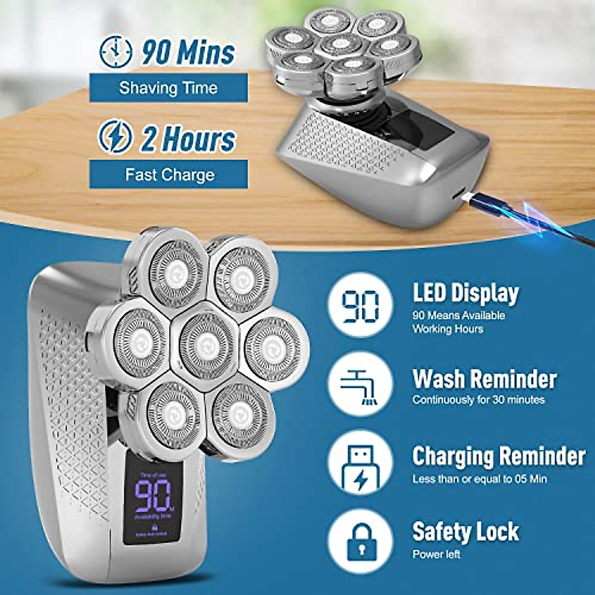 Head Shaver Lyandieo