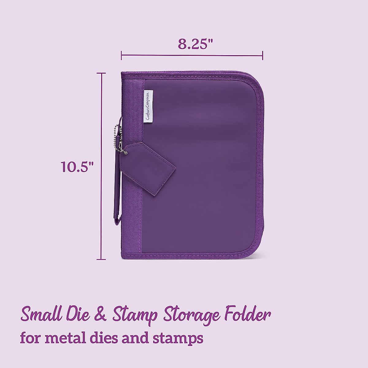 Crafter's Companion Folder-Small Die & Stamp Storage, Purple