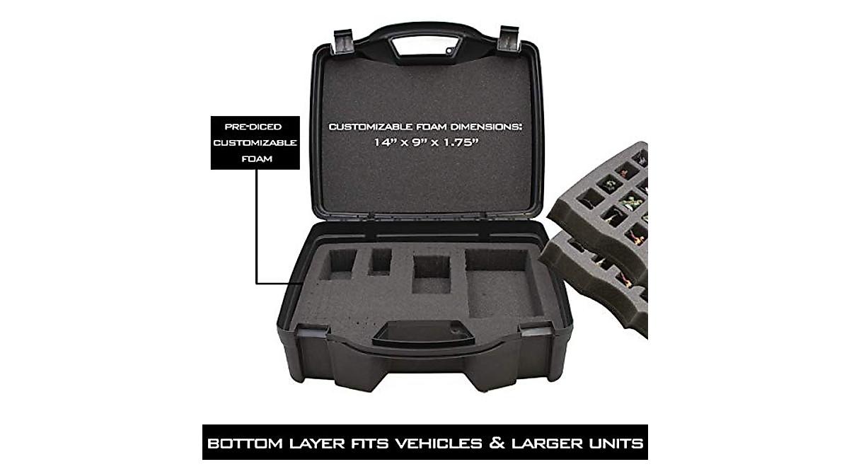 Miniature Storage Case - Hold 80 Figures | Durable & Secure
