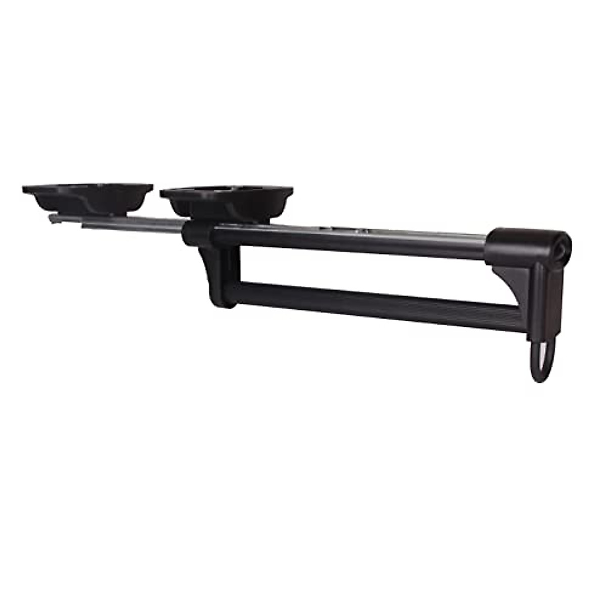 Pull Out Clothes Hanger Rod Adjustable Wardrobe Clothing Rail Hanger Rack Bar for Pants Clothes tainless Steel (30 cm/11.8 inch)