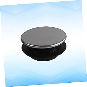 Gadpiparty 2pcs Universal Sink Plug Bath Tub Faucet Sink Accessories Black Decor Bathroom Sink Hole Cover Kitchen Faucet Hole Cover Kitchen Sink Hole Cover Bathtub Decorative Cover Wash Basin