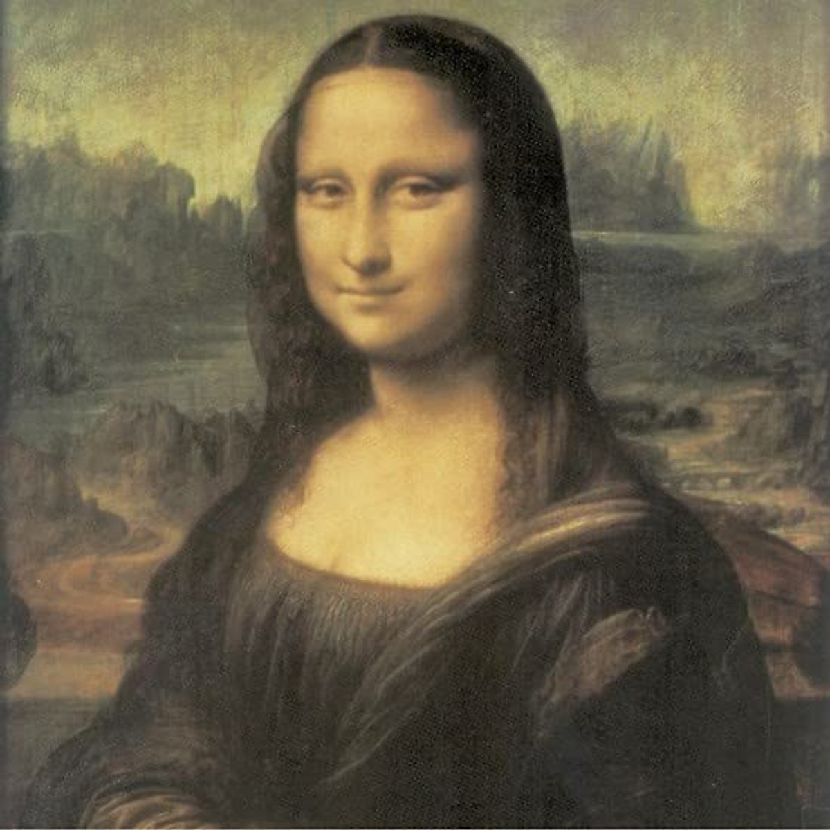 CafePress Vintage Mona Lisa Tote Bag Natural Canvas Tote Bag, Reusable Shopping Bag