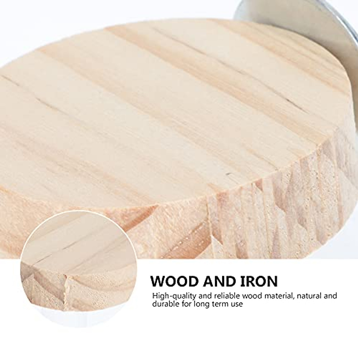 Yardwe Wooden Toys Wooden Toys Bird Toy Climbing Toys 6 Pcs Bird Perch Bird Platform Stand Bird Playground Stand Bird Stand Wood Stand Platform Natural Bird Toy Climbing Toys Chew Toys Chew Toys