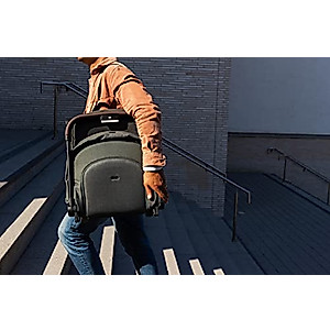 Joolz AER Premium Stroller for Babies from 6 Months up to 50 lbs, Compact & Comfortable, Lightweight, One-Handed Quick Fold, XXL Sun Hood, Raincover & Travelbag Included - Mighty Green