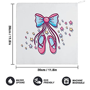 Lurnise Hand Towel Bow Hand Towels Dish Towel Lanyard Design for Bathroom Kitchen Sports