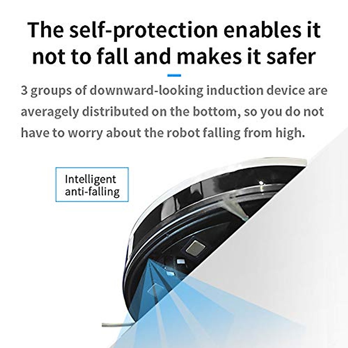 Lazy Sweeping Cleaner Machine - 2000Pa Strong Suction, Quiet, Self-Charging Robotic Vacuum Cleaner, Intelligent Navigation App Control, Suction Sweep Dry and Wet