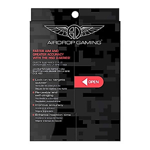 HipShotDot D-Series Milspec Pack - Reusable Transparent Aim Sight Assist TV Decals - Gaming Television or Monitor Decal for FPS Video Games Compatible with PC, Xbox & Playstation (1.5 Red)