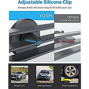 YOSH New MagSafe Air Vent Car Mount Magnet Mobile Phone Holder for Car Vent Car Cradle for iPhone 14 13 12 Pro Max Plus Mini MagSafe Case All Phones Without Extra Metal Plates