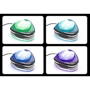 Intex Underwater LED Magnetic Above Ground Wall Pool Light with Magnetic Transmitter and 4 Different Color Options, Multicolor/White