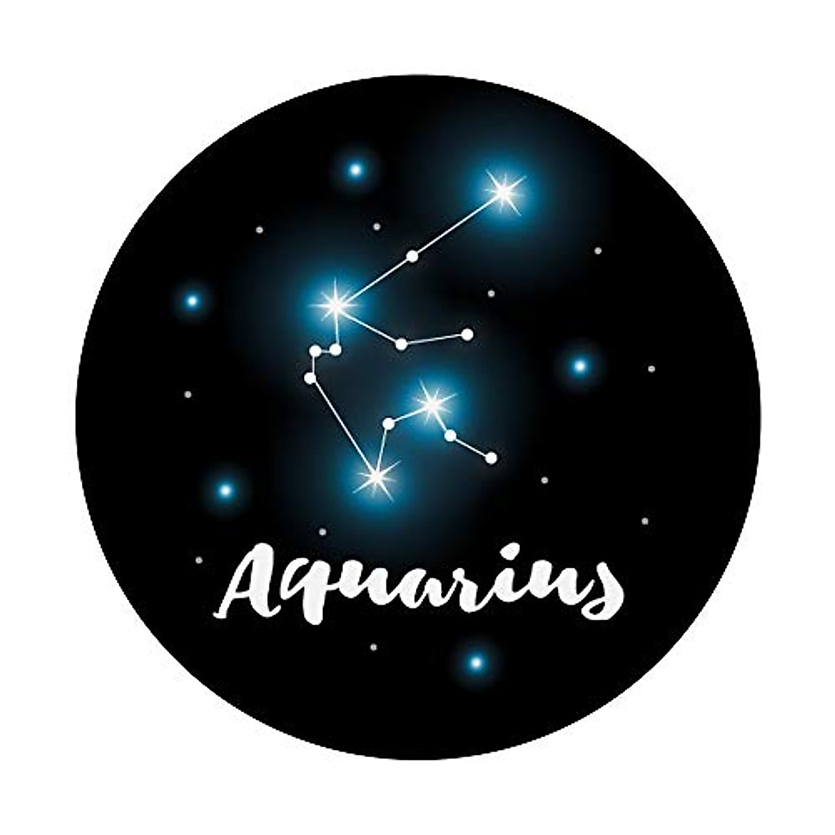 Aquarius Astrological Sign Zodiac Pop Socket