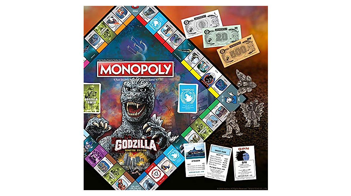 Monopoly: Godzilla - Collect Iconic Monsters & Locations