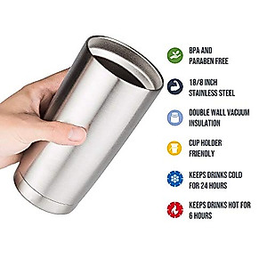 KLUBI Engineer Gifts - Large Travel Coffee Tumbler Mug 20oz - Funny Gift Idea for Mechanical, Electrical, Civil, Men, Women, Science, Nerd, Computer Programmer, Major, Grad