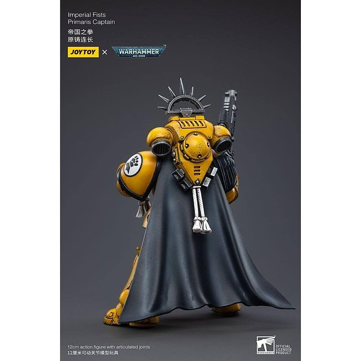 BLOOMAGE JOYTOY (BEIJING) TECH Warhammer 40k: Imperial Fists Primaris Captain 1:18 Scale Figure