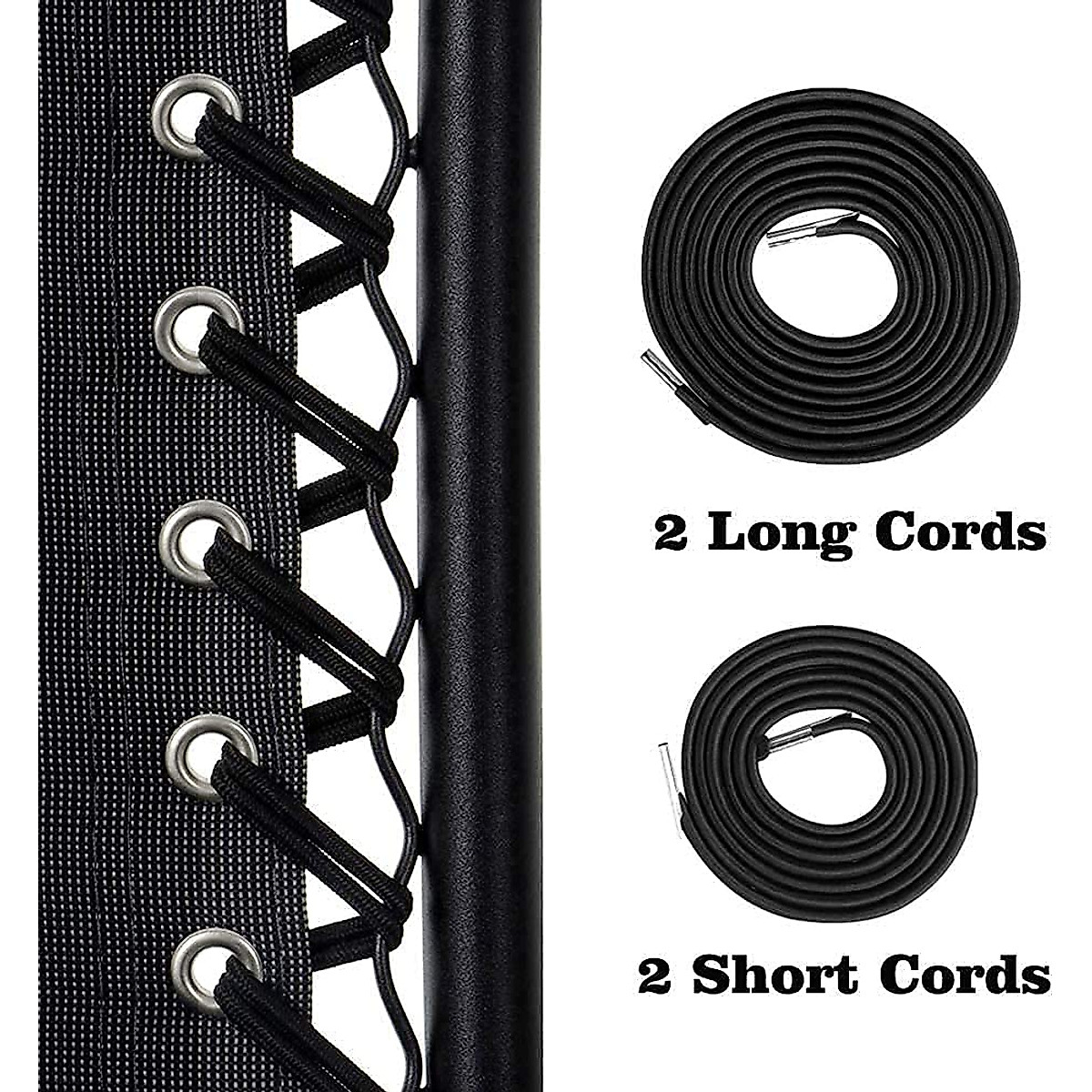 MGWOTH Zero Gravity Chair Replacement Fabric with Bungee Cord Kit, Repair Cloth for Anti-Gravity Lounge, Mesh Part for Patio Sling Folding Recliner Couch Outdoor Pool Lawn