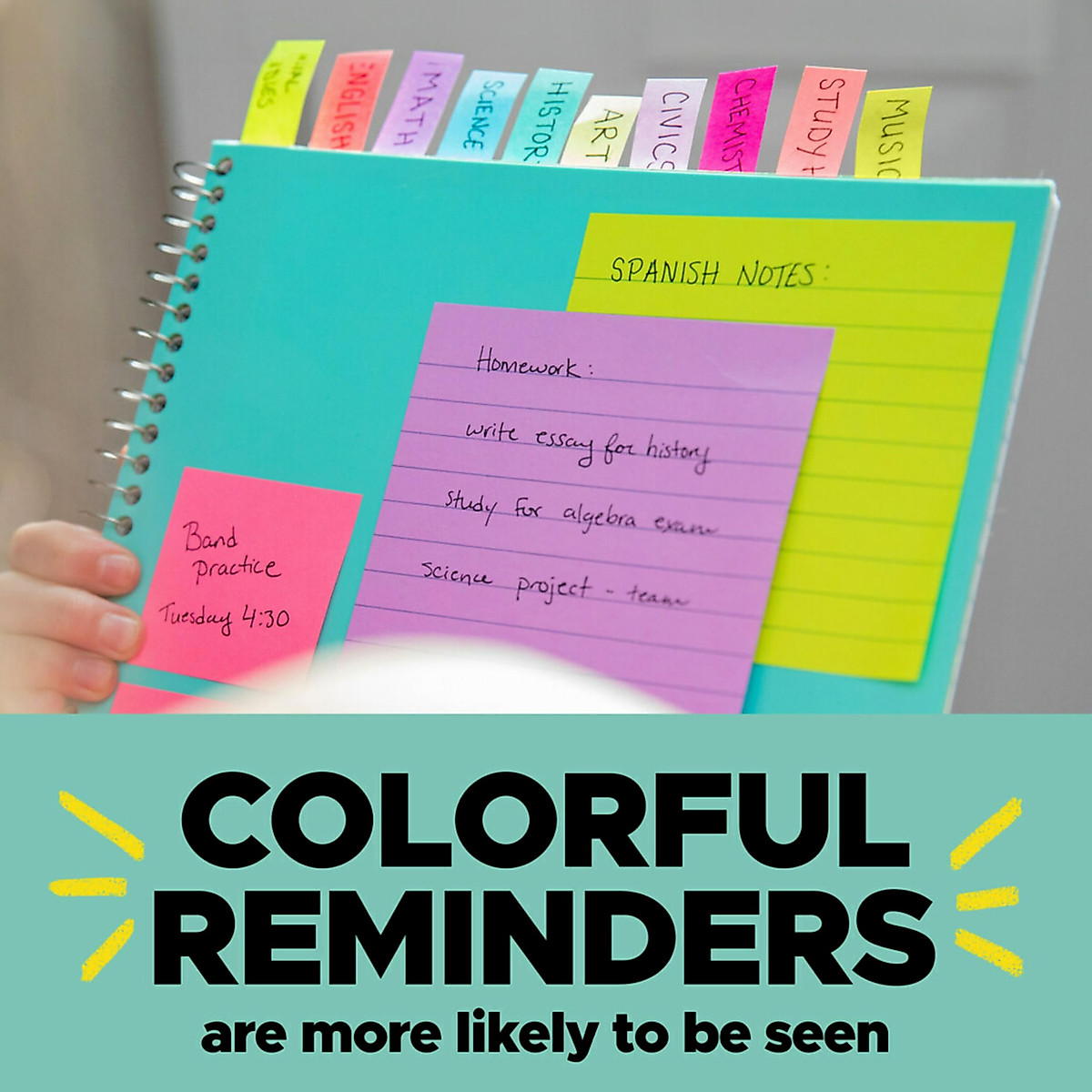 Post-it Flags 6835CB2 Page Flags in Portable Dispenser, 5 Bright Colors, 5 Dispensers, 20 Flags/Color