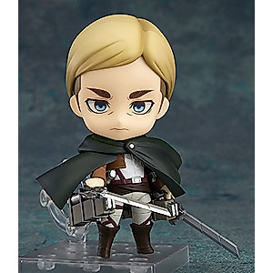 Good Smile Attack On Titan Commander Erwin Smith Nendoroid Action Figure