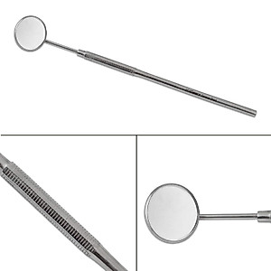 NYGEARZ Dental Examination Basic Instrument Kit Dental Mouth Mirror Tweezers Explorer | Stainless Steel College Teeth Cleaning Tools Plier Lucas Kit