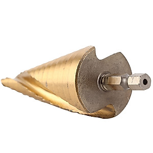 Barb Step Drill Bit, Hole Cutter Tool Multifunctional Drill Bit Step Drill Bit for Metal Wood Stainless Steel Plastic Plates(4mm~12mm)