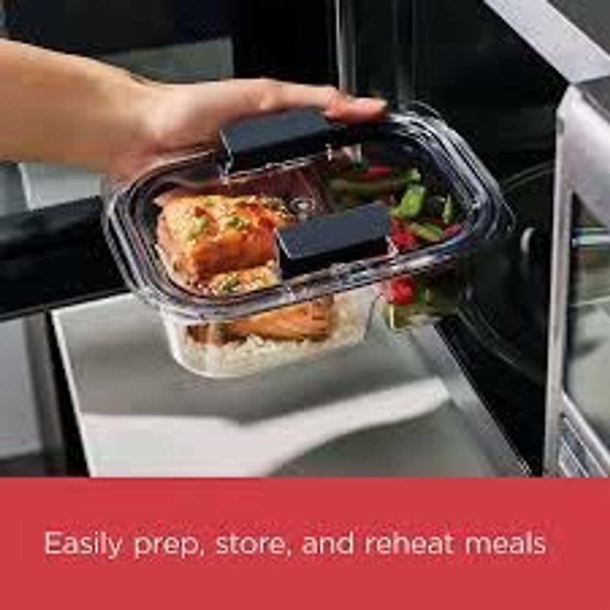 Brilliance Food Storage Rubbermaid Containers, 3.2 Cups, BPA Free, Airtight Lids, Ideal for Lunch, Meal Prep & Leftovers, Set of 2
