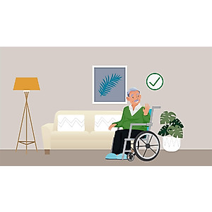 QuickChange Men's Incontinence Wrap, Maximum Absorbency Catheter Alternative for Males with Reduced Mobility | 17 Ounce Capacity, Adjustable Size, 50-Count