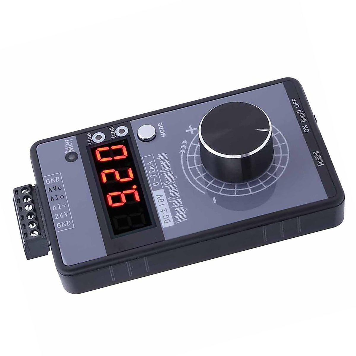 LANTRO JS Digital Voltage Current Signal Generator Transmitter Analog Simulator,Hand-Held, 0-10V, 0-22mA