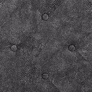 GLORHOME Full Daybed with Trundle Upholstered Tufted Sofa Bed with Button and Copper Nail on Arms,Gray