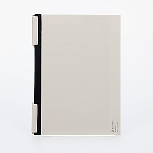 Kokuyo Bizrack Clipnote Punchless, Clip Folder, Holds up to 25 Sheets, A4-S, Off-White, Japan Import (NO-BRCN202W)
