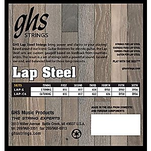 GHS Strings LAP-C6 SET Electric Guitar Strings