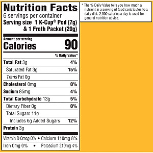 Gevalia Frothy 2-Step Cappuccino Espresso Keurig K-Cup Coffee Pods & Froth Packets Kit (6 ct Box)