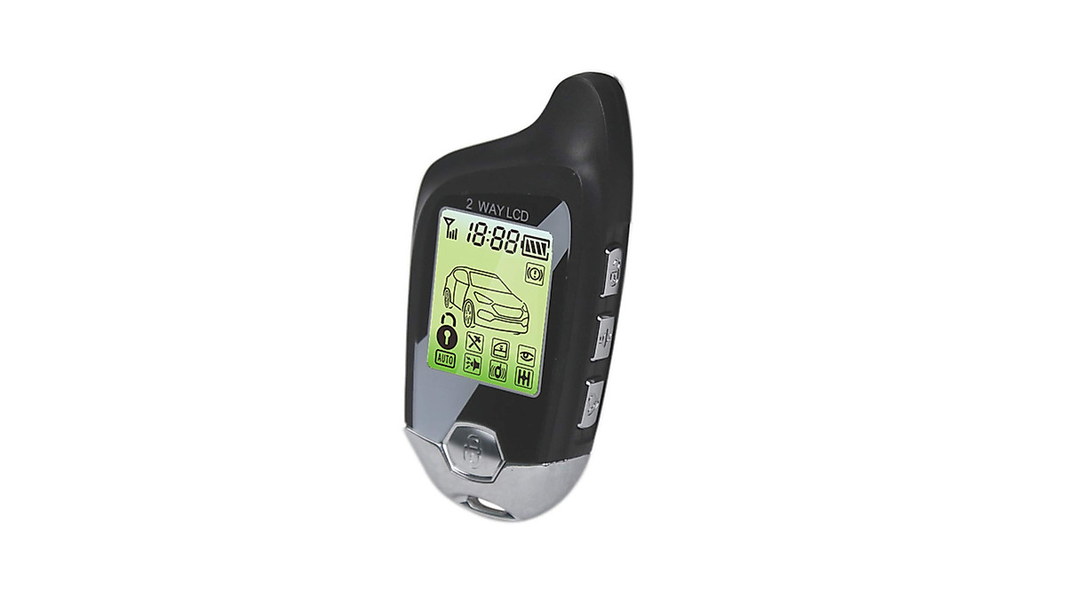 CarBest Vehicle Security Paging Car Alarm 2 Way LCD Sensor Remote ...