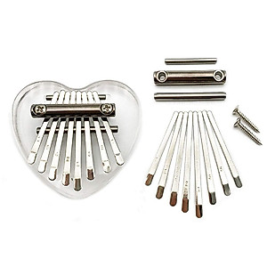 Jiayouy Kalimba Thumb Piano 8 Keys Bridge Saddle Hardware Pack for Kalimba Thumb Piano DIY Replacement Part Accessory