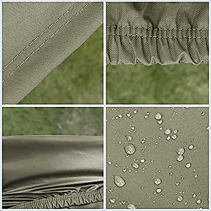 Eventronic Riding Lawn Mower Cover, Riding Lawn Tractor Cover Waterproof Heavy Duty Durable (600D-polyester oxford)