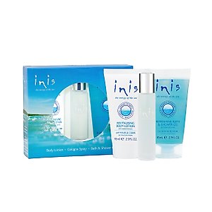 Inis the Energy of the Sea Trio Gift Set - Revitalizing Body Lotion - Refreshing Shower Gel - Unisex Cologne - Hydrating Body Lotion - Body Wash - Womens Perfume - Mens Cologne - Travel Size Cosmetics