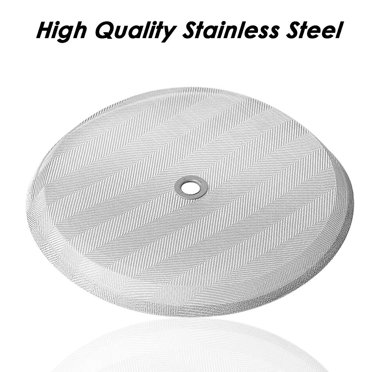 4 Pack French Press Replacement Filter Screen, findTop 4 Inch Stainless Steel Mesh Replacements for 1000 ml / 34 oz / 8 cup French Press