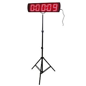 GOODRELIISH Portable 5" 5 Digits LED Race Timing Clock For Running Events,Red