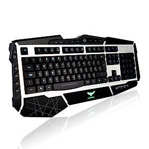 Havit Lammergeier LED Definable RGB 7 Backlit Programmable Wired Mute Gaming Keyboard (HV-KB346L)