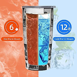 HIKTIEK Kings Rock Of Leon Band Stainless Steel Insulated Car Sippy Cup With Lid Travel Mug for Cold Hot 20 oz