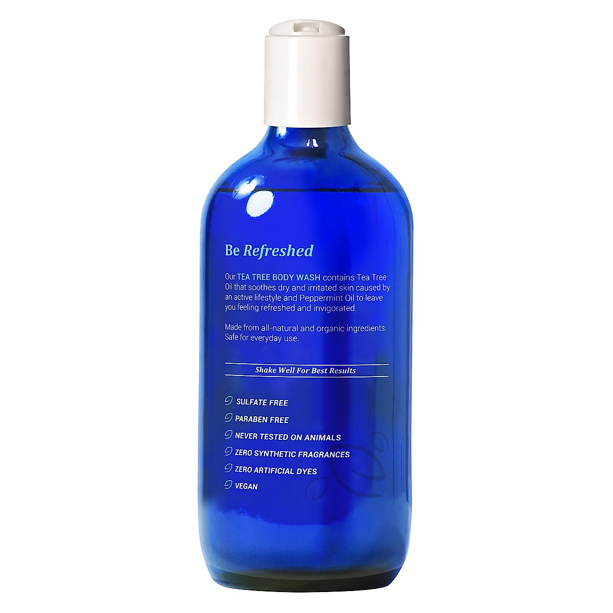 Certified Organic Tea Tree Body Wash by Be-One - Jock Itch - Athletes Foot - Ringworm - Acne - Eczema - Vegan - For Men & Women - Paraben & Sulfate Free - Sensitive - Natural - MADE IN USA