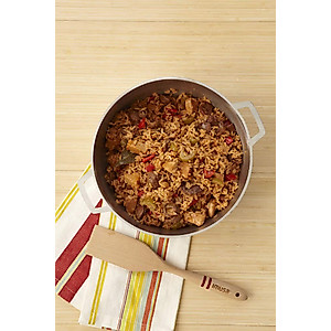 IMUSA USA Black 3.5Qt Nonstick Caldero with Glass Lid and Steam Vent (Dutch Oven), 3.5-Quarts