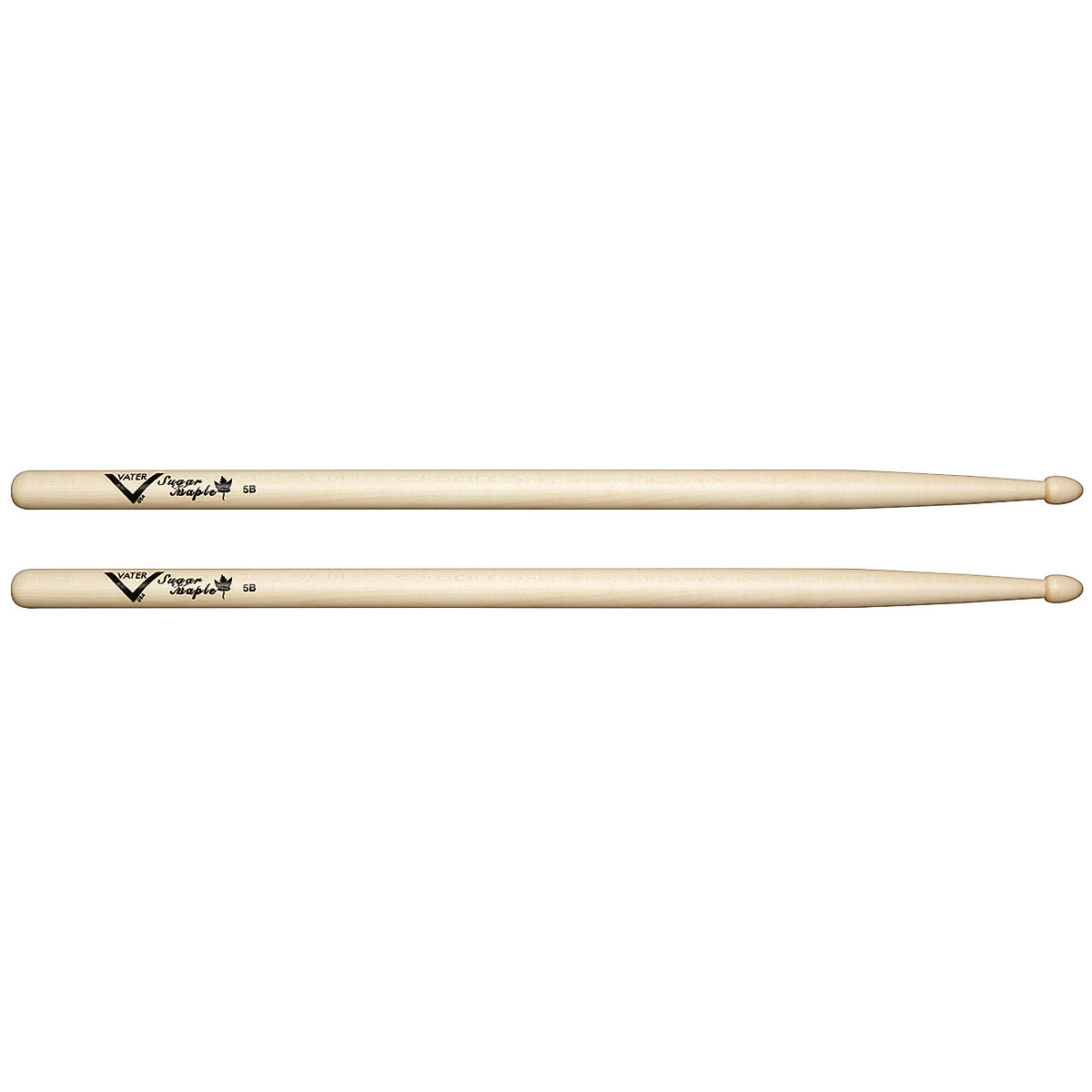 Vater 5B Wood Tip Sugar Maple Drumsticks, Pair