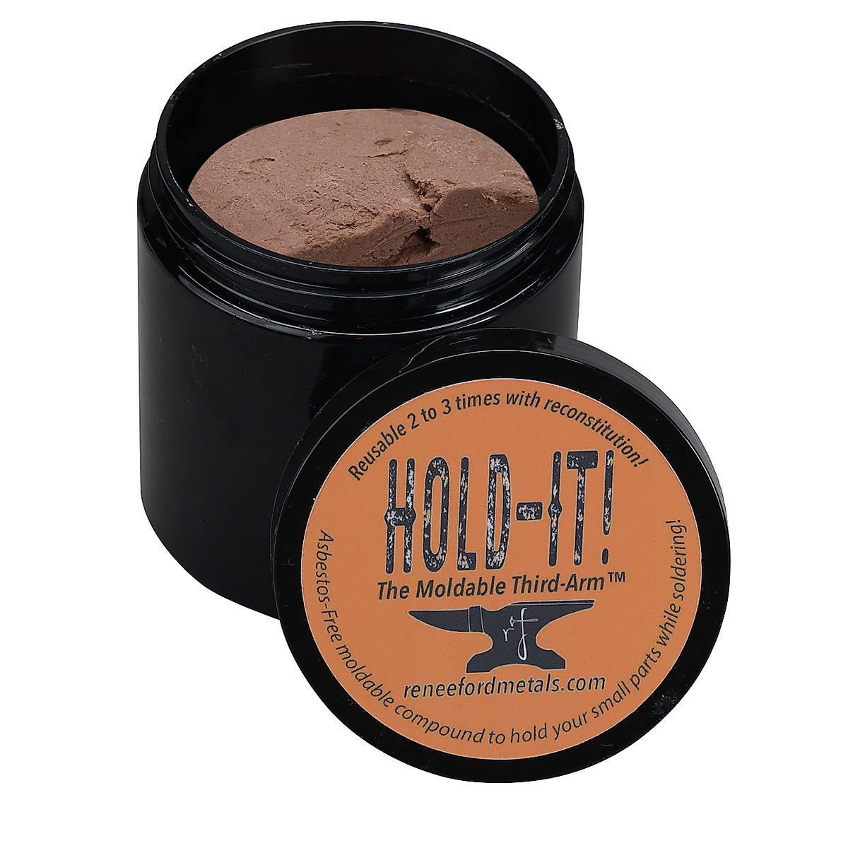 Pepe Tools The Moldable Third Arm Solder Positioning Clay by Renee Ford Metals Beige