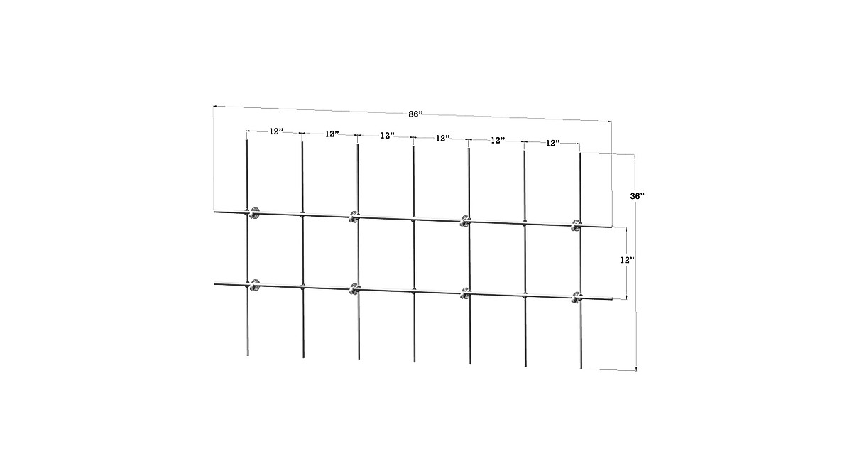 Lee Engineering 8 Foot Aluminum Lab-Frame Kit for Fume Hoods