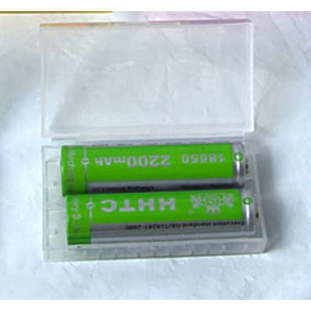 Fielect 2 x AAA Battery Storage Case Holder Organizer Box Transparent 5Pcs