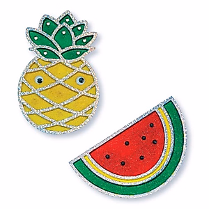 Creativity for Kids Window Art Fun Fruits - Paint and Decorate 2 Suncatchers, Create Your Own Window Art for Kids