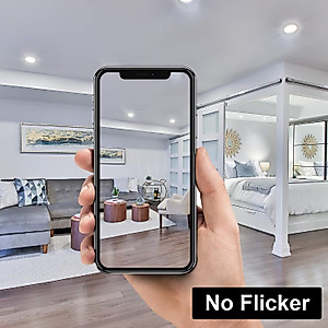 DiCUNO GU10 LED Bulbs 5W Daylight White 6000K, 500lm, 120 Degree Beam Angle, Spotlight, 50W Halogen Bulbs Equivalent, Non-dimmable MR16 LED Light Bulbs, 6-Pack