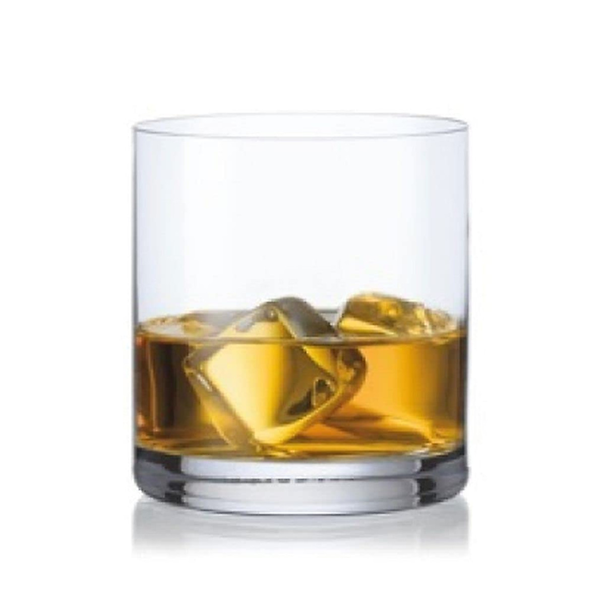 Crystalex 13.5oz (400ml) Whiskey Tumblers DOF Glasses "BLUES". Lead-Free Crystal. Set of 6.