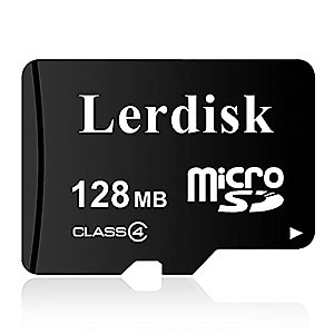 Lerdisk Factory Wholesale Micro SD Card 128MB Class 4 in Bulk Small Capacity 3-Year Warranty Special for Small Files Storage or Company Use NOT Suitable for Camera or Cell Phone (NOT GB, 1024MB=1GB)